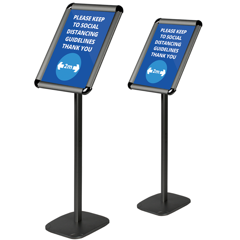 Sentry Free-Standing Poster Display Stands